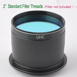 Telescope Camera Adapter 2" to T 2 for SLR/DSLR Cameras -Attach Your Camera to The Telescope - with 2” Filter Threads