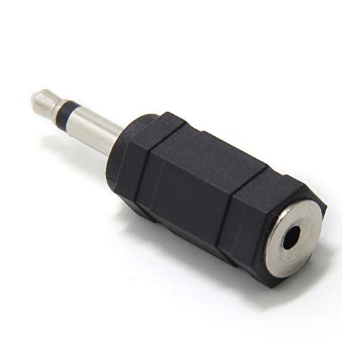 Ancable 2-Pack 3.5mm Mono Plug to 2.5mm Mono Jack Adapter