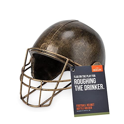 Foster & Rye Football Helmet Bottle Holders, Metallic