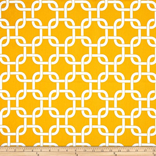 Premier Prints Indoor/Outdoor Gotcha Yellow, Fabric by the Yard