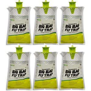 rescue! big bag fly trap – disposable, outdoor use - 6 traps