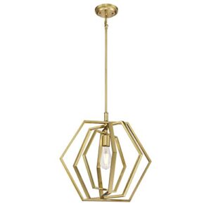 westinghouse lighting 6351200 pendant, 18-inch, brass