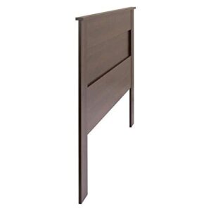 Prepac King Flat Panel Headboard, Espresso