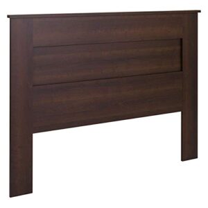 prepac queen flat panel headboard, espresso