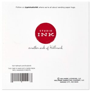 Hallmark Studio Ink Birthday Card (Thoughtful AF)