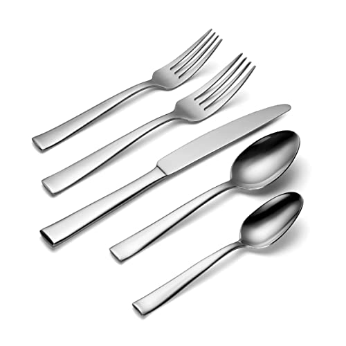 Oneida H147020A Monolith 20 Piece Everyday Flatware, 18/0 Stainless Steel, Silverware Set (Service for 4)