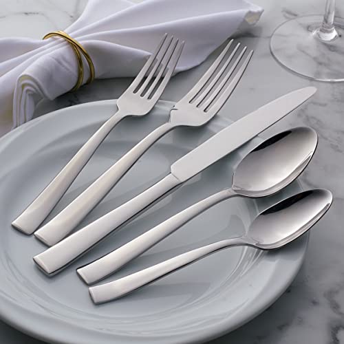 Oneida H147020A Monolith 20 Piece Everyday Flatware, 18/0 Stainless Steel, Silverware Set (Service for 4)