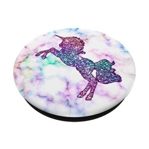 Rainbow Unicorn PopSockets PopGrip: Swappable Grip for Phones & Tablets