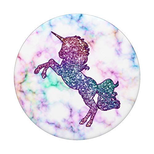 Rainbow Unicorn PopSockets PopGrip: Swappable Grip for Phones & Tablets