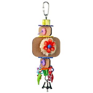 Super Bird Creations SB1090 Nibbles 'N Chips Bird Toy, Small/Medium Bird Size, 8.5" x 3" x 1.5"