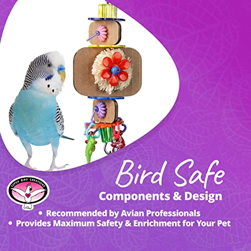 Super Bird Creations SB1090 Nibbles 'N Chips Bird Toy, Small/Medium Bird Size, 8.5" x 3" x 1.5"