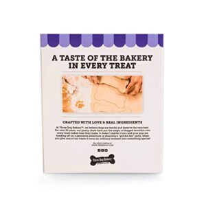 Three Dog Bakery Soft Baked PB&J Bites, Peanut Butter & Strawberry Flavor, Premium Treats for Dogs, 13 Ounce Box, brown (320035)