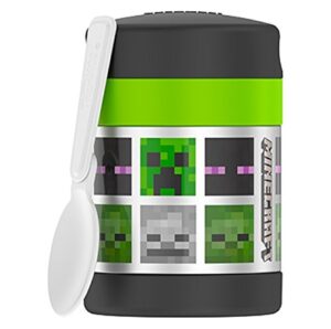 thermos minecraft 10 oz funtainer food jar - green