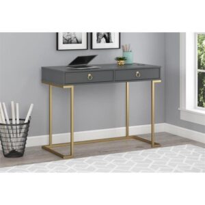 Ameriwood HOME Serenity Writing Desk, Graphite Gray