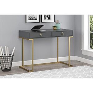 Ameriwood HOME Serenity Writing Desk, Graphite Gray