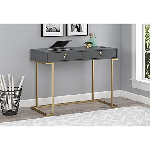 Ameriwood HOME Serenity Writing Desk, Graphite Gray