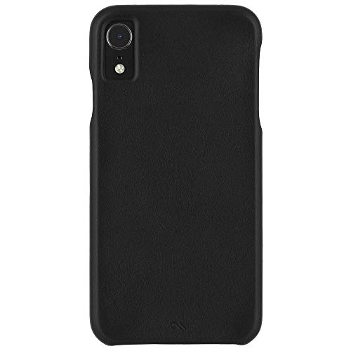 Case-Mate - iPhone XR Case - BARELY THERE LEATHER - iPhone 6.1 - Black Leather