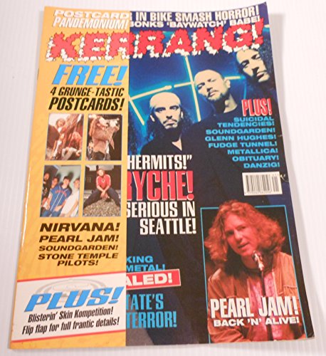 Kerrang! magazine(UK Publication) issue 516, October 15,19944 Grungetasic POSTCARDS (QUEENSRYCHE on cover)[single issue magazine]WEAR on COVER, CORNERS and SPINE