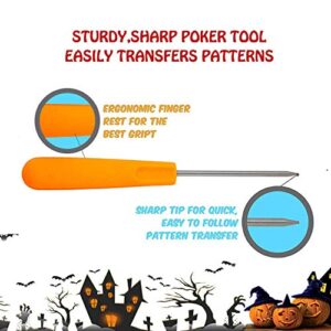 12 Pieces Professional Pumpkin Carving Kit Tool Heavy Duty Stainless Steel Tool Set with Storage Carrying Case Used As a Carving Knife for Pumpkin Halloween Decoration …