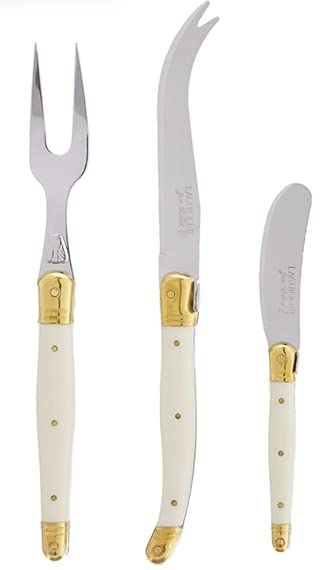 Jean Dubost Laguiole 3Pc Cheese Set