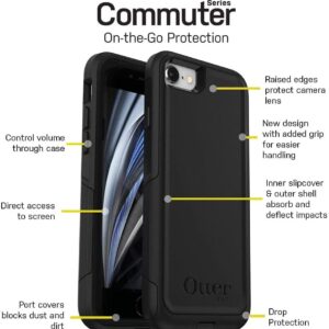 OtterBox Commuter Series Case for iPhone SE 3rd Gen (2022), iPhone SE 2nd Gen (2020), iPhone 8/7 (NOT Plus) Non-Retail Packaging - Ocean