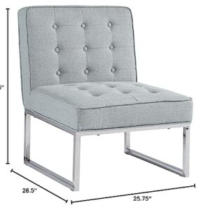 Signature Design by Ashley Cimarosse Contemporary Tufted Accent Chair, Gray