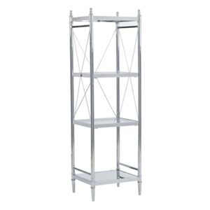 linon shelf, chrome