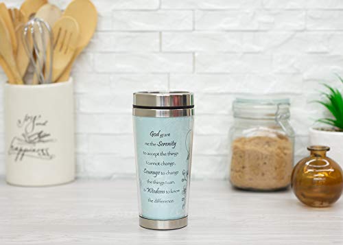 Serenity Prayer 16 Oz Stainless Steel Travel Mug with Lid