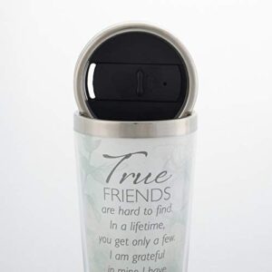 Elanze Designs True Friends Are Hard to Find 16 Oz Stainless Steel Travel Mug with Lid