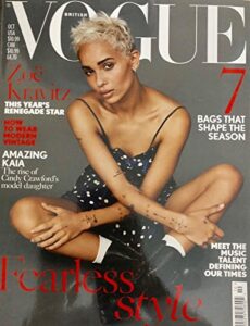 vogue british magazine, october 2017**