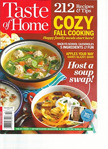 TASTE OF HOME, 212 RECIPES & TIPS COZY FALL COOKING. SEP/OCT 2014