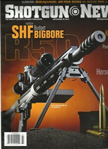 shotgun news, september, 30th 2013 (the world's largest gun sales publication