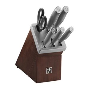 henckels modernist razor-sharp 7-piece self-sharpening knife set, chef knife, paring knife, utility knife, german engineered informed by 100+ years of mastery