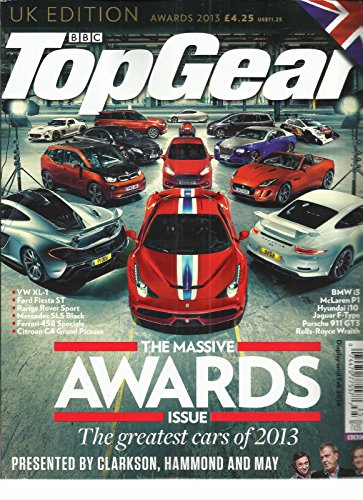 BBC TOP GEAR, UK EDITION ISSUE AWARDS,2013 (THE MASSIVE AWARDS ISSUE)