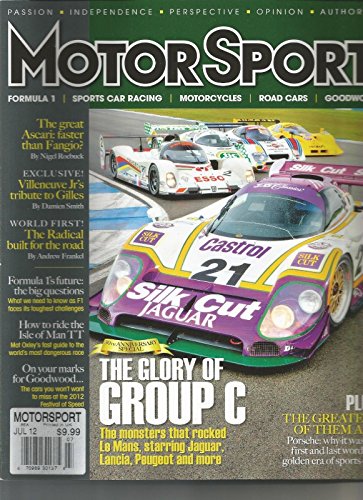 MOTORSPORT MAGAZINE, JULY 2012, VOL. 88 NO. 7