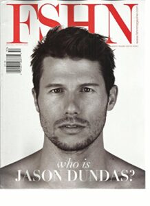 fshn magazine, 2015 fall fashion issue volume, 5 issue,3 (who is jason dundas