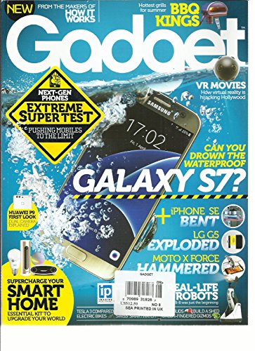 HOW IT WORKS, GADGET MAGAZINE, ISSUE, 2016 NO. 08 GALAXT S7 ? PRINTED IN UK