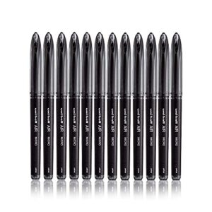 uni-ball air micro - 0.5mm fine rollerball - pack of 12 - black