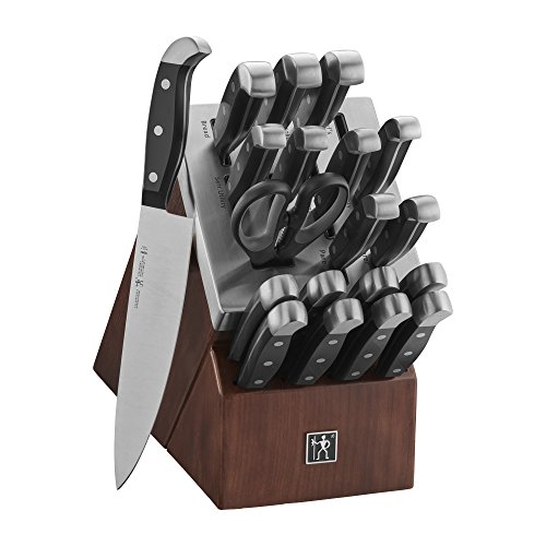 HENCKELS Statement Razor-Sharp 20-Piece White Handle Knife Set, Chef Knife, Bread Knife, German Engineered Knife Informed by over 100 Years of Mastery