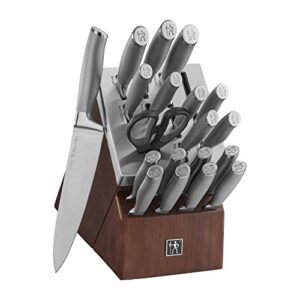 henckels modernist 20-pc self-sharpening block set