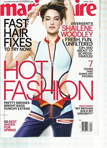 MARIE CLAIRE, APRIL, 2014 (FAST HAIR FIXES TO TRY NOW ! * HOT FASHION)