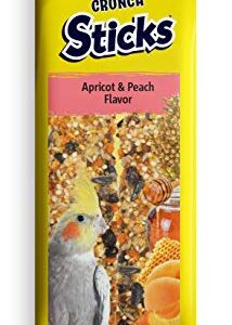 Vitakraft Cockatiel Treat Sticks - Apricot And Peach - 3.5Oz