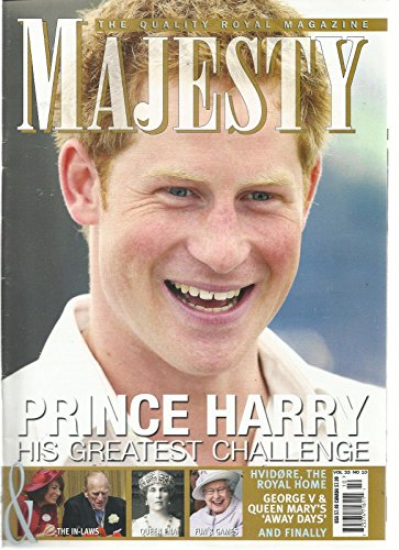 MAJESTY, THE QUALITY ROYAL MAGAZINE, VOL. 33 NO. 10 (PRINCE HARRY HIS GREATEST