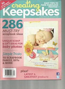 creating keepsakes, march/april, 2012 (easy tips to take fabulous photos !)