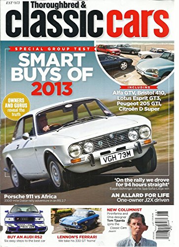 THOROUGHBRED & CLASSIC CARS, AUGUST, 2013(SPECIAL GROUP TEST SMART BUYS OF 2013