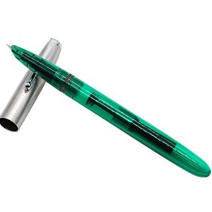 5 PCS Jinhao 51A Plastic Fountain Pen Set, Transparent, Diversity Color(Blue, Green, Grey, Orange, Red)