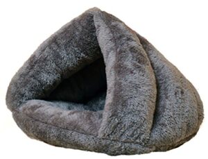 beskie pet tent cave bed for small medium puppies kitty dogs cats pets sleeping bag thick fleece warm soft dog bed cuddler burrow house hole igloo nest cozy bed for cat puppy