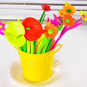 WIN-MARKET Fashion Cute Colorful Cute Kawaii Lovely Flower Flora Leaf Gel Ball Pen Office School Supply Stationery (8PCS)