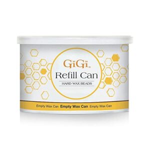 gigi hard wax beads refill can, 14 oz