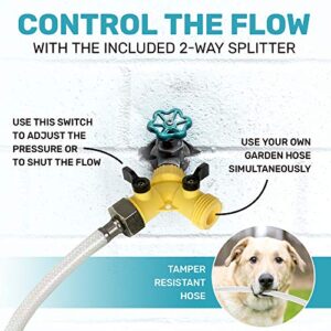 Dog Fountain Water Fountain For Dogs Dog Sprinkler Dog Toys for Large Or Small Dog Bowl Alternative Pet Water Fountain Dog Drinking Fountain